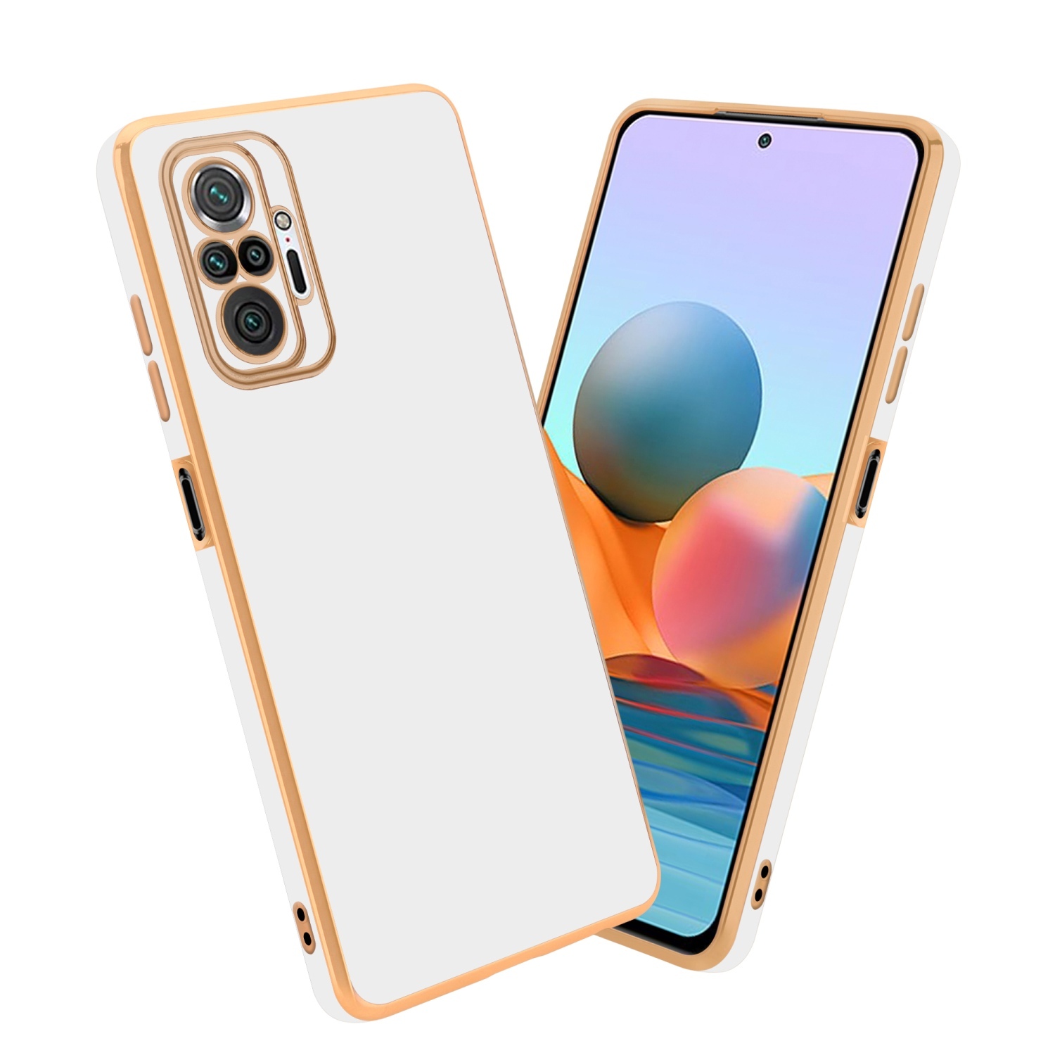 Xiaomi RedMi NOTE 10 PRO Cover Etui Case (Hvid) | Elgiganten | Elgiganten