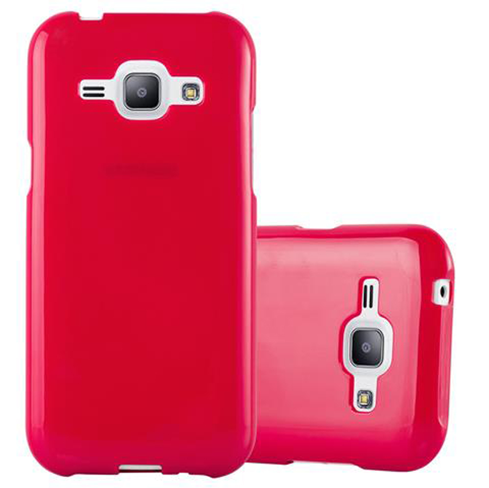 Samsung Galaxy J1 2015 Deksel Case Cover (rød) - Elkjøp | Elkjøp