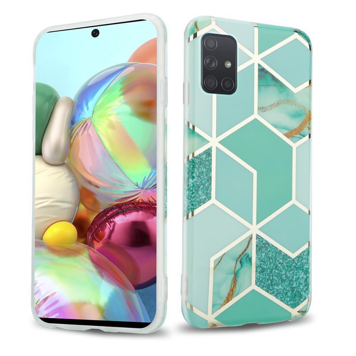 Samsung Galaxy A71 4G Pungetui Cover Case (Grøn) | Elgiganten | Elgiganten