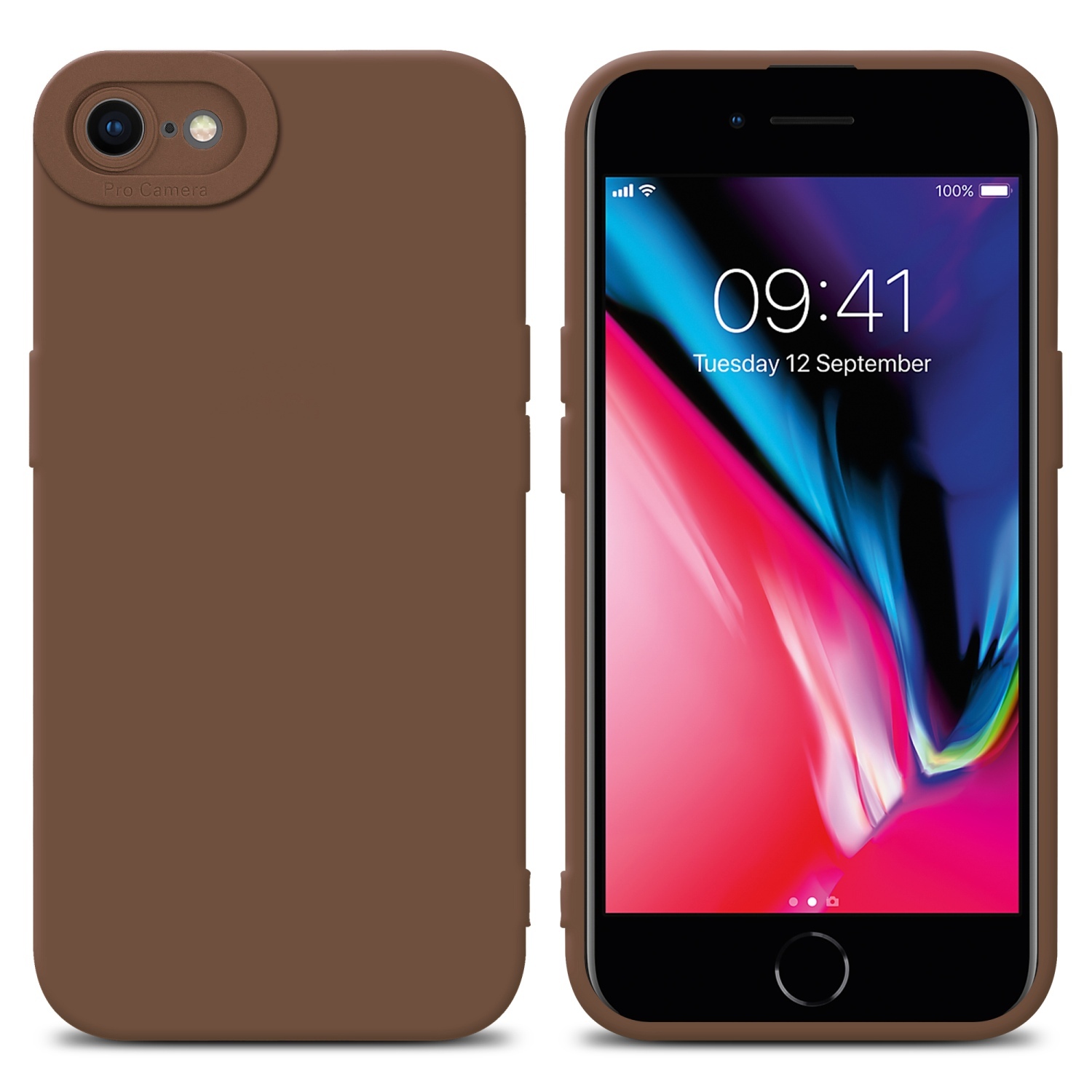 iPhone 7 / 7S / 8 / SE 2020 Deksel case (brun) - Elkjøp | Elkjøp