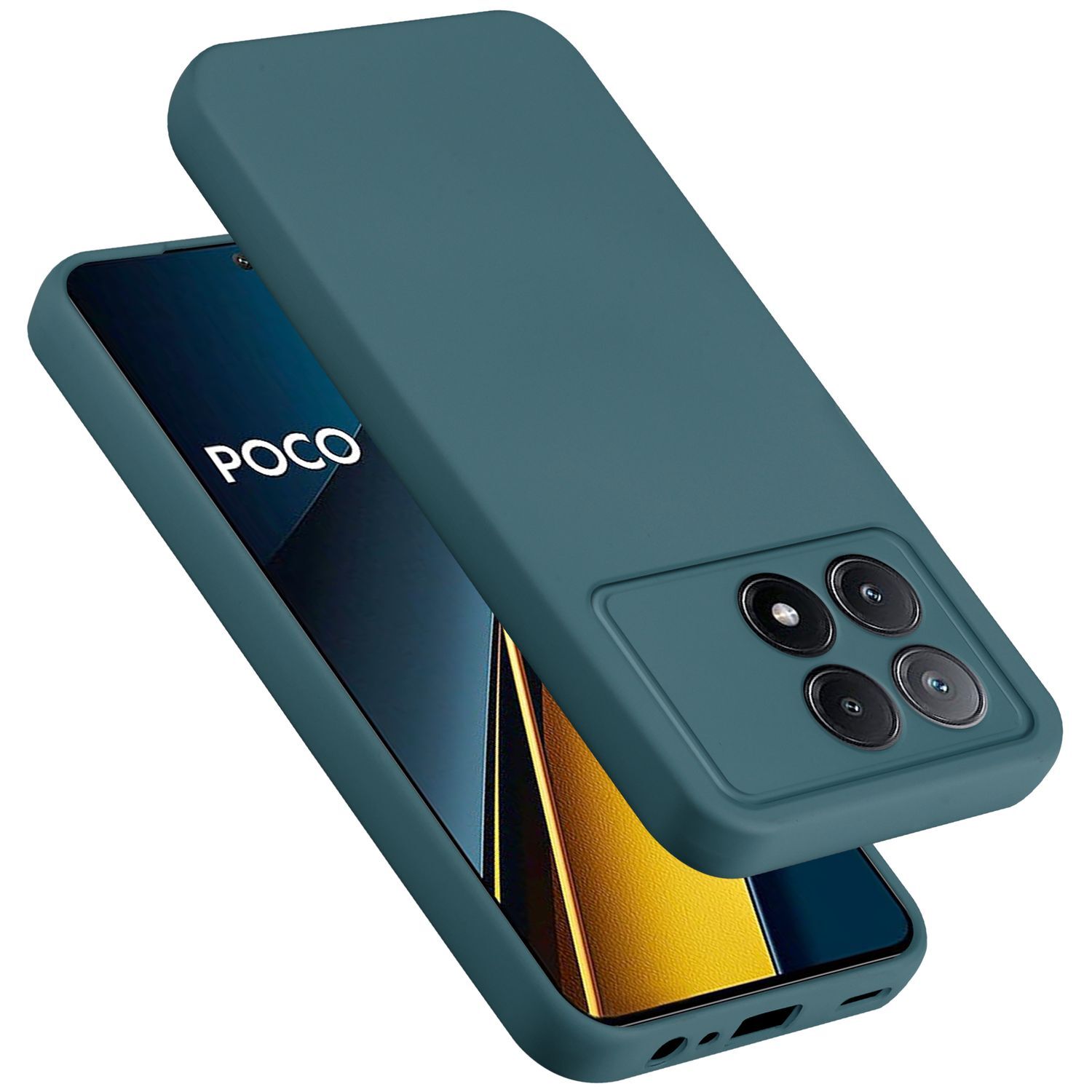 Xiaomi Poco X6 Pro Cover Etui Case (Grøn) | Elgiganten | Elgiganten