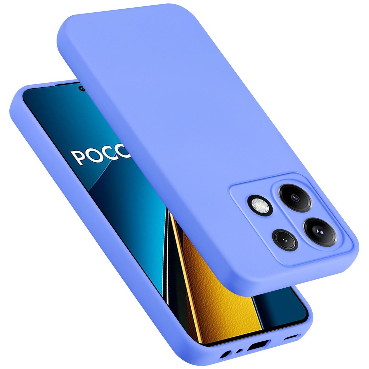 Xiaomi Poco X6 Cover Etui Case (Lilla) | Elgiganten | Elgiganten