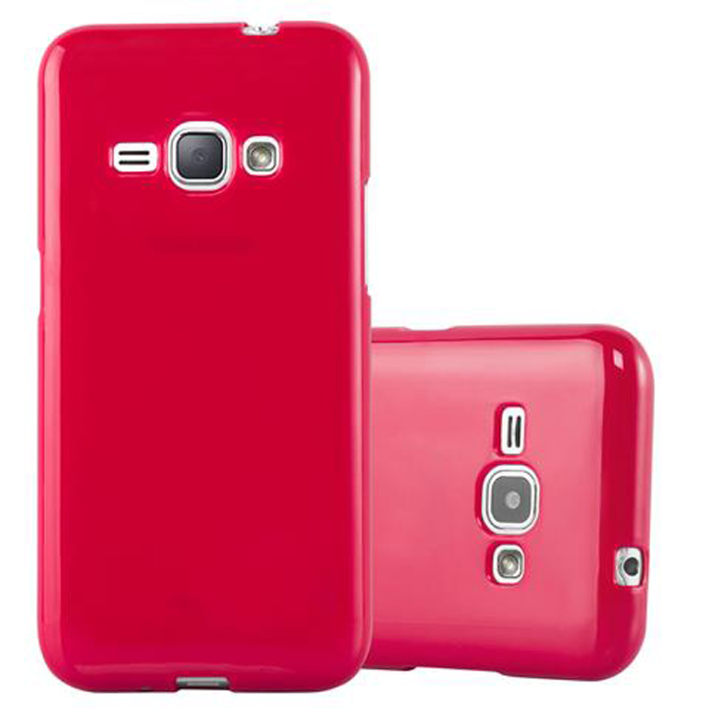 Samsung Galaxy J1 2015 Deksel Case Cover (rød) - Elkjøp | Elkjøp