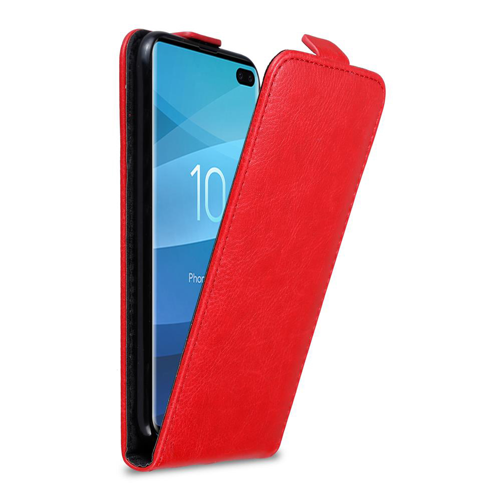 Samsung Galaxy S10 PLUS deksel flip cover (rød) - Elkjøp | Elkjøp