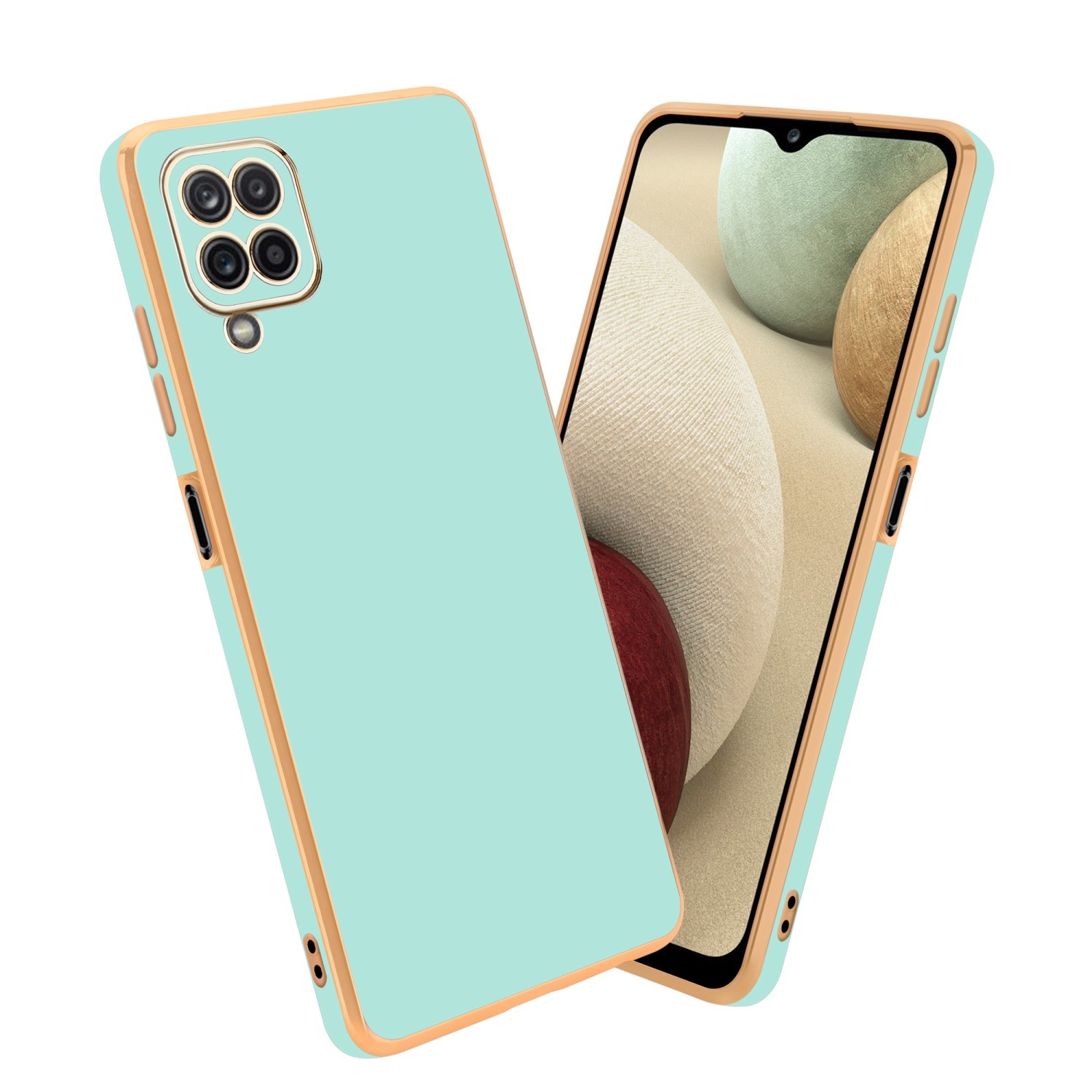 Samsung Galaxy A12 / M12 Cover Etui Case (Grøn) | Elgiganten | Elgiganten