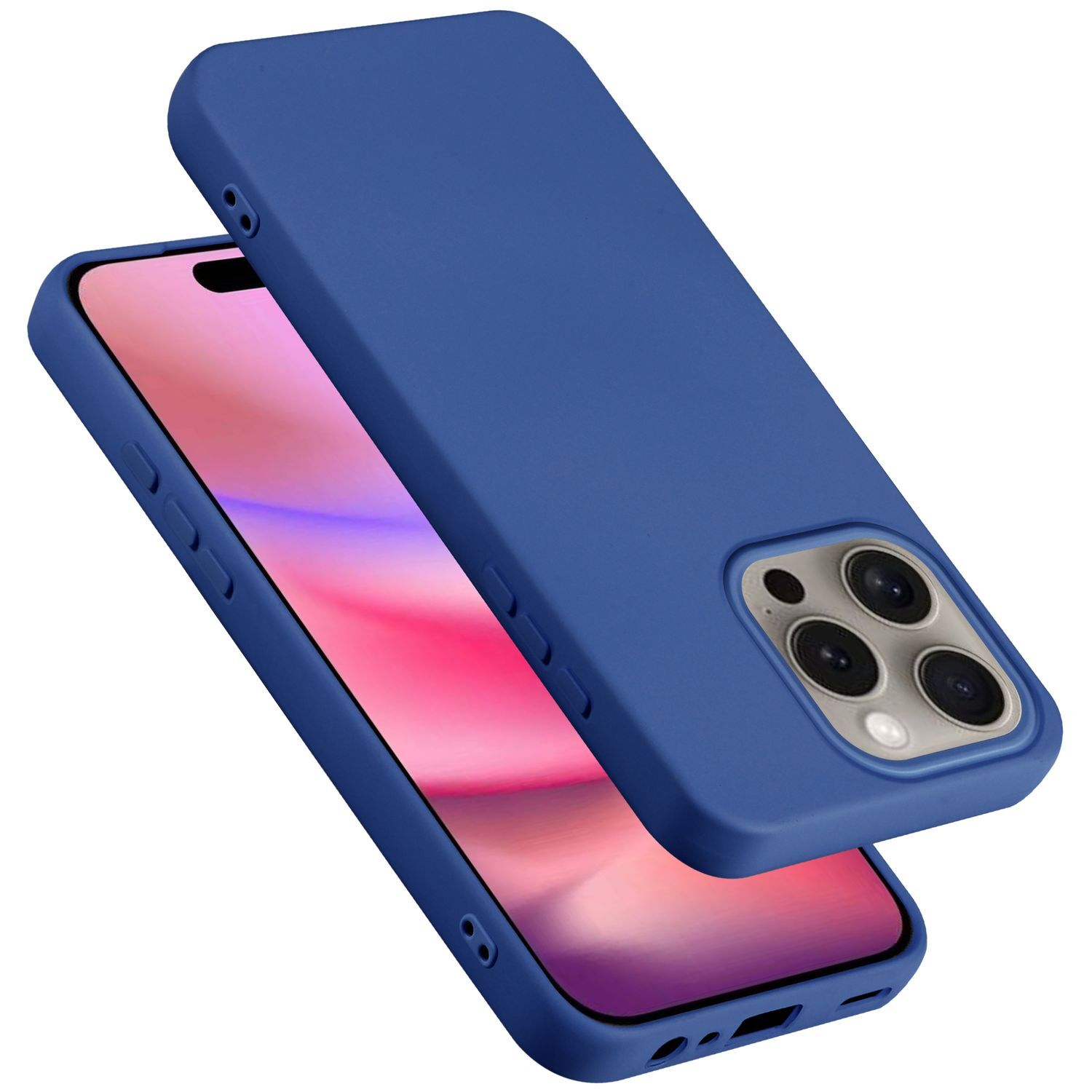 iPhone 16 PRO MAX Suojakuori Kotelo Case (Sininen) - Gigantti verkkokauppa