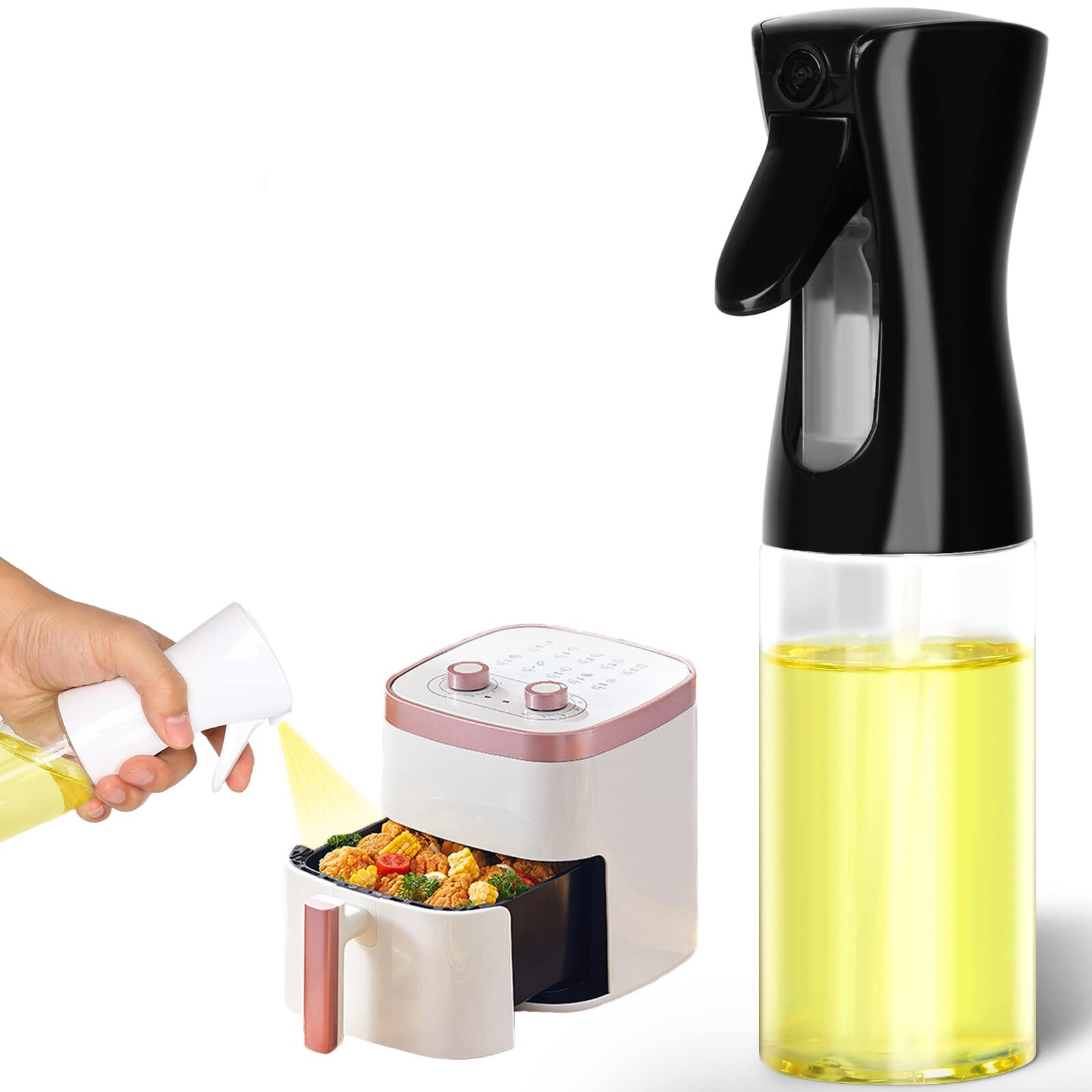 Glas sprayflaska för olja 200 ml Svart - Elgiganten - Elgiganten