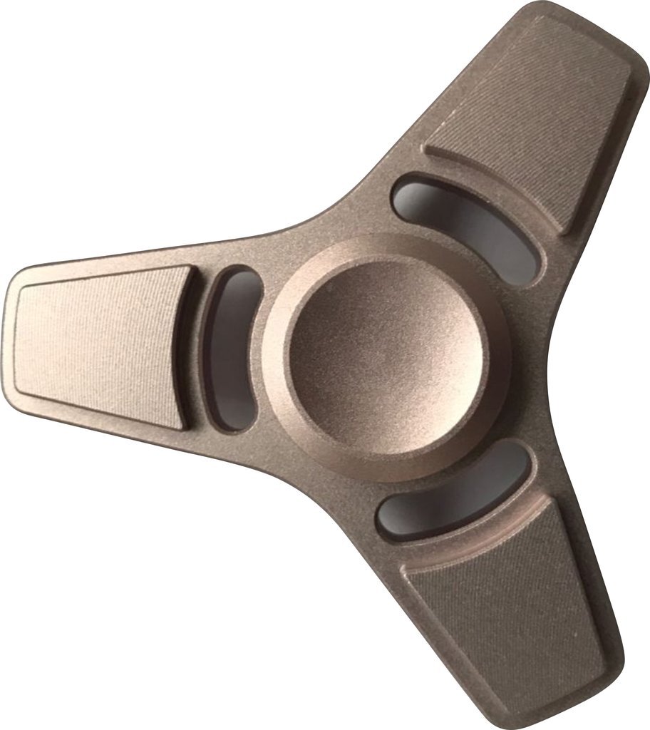 Fidget Spinner Star - Rosa gull - Aluminium - Elkjøp | Elkjøp