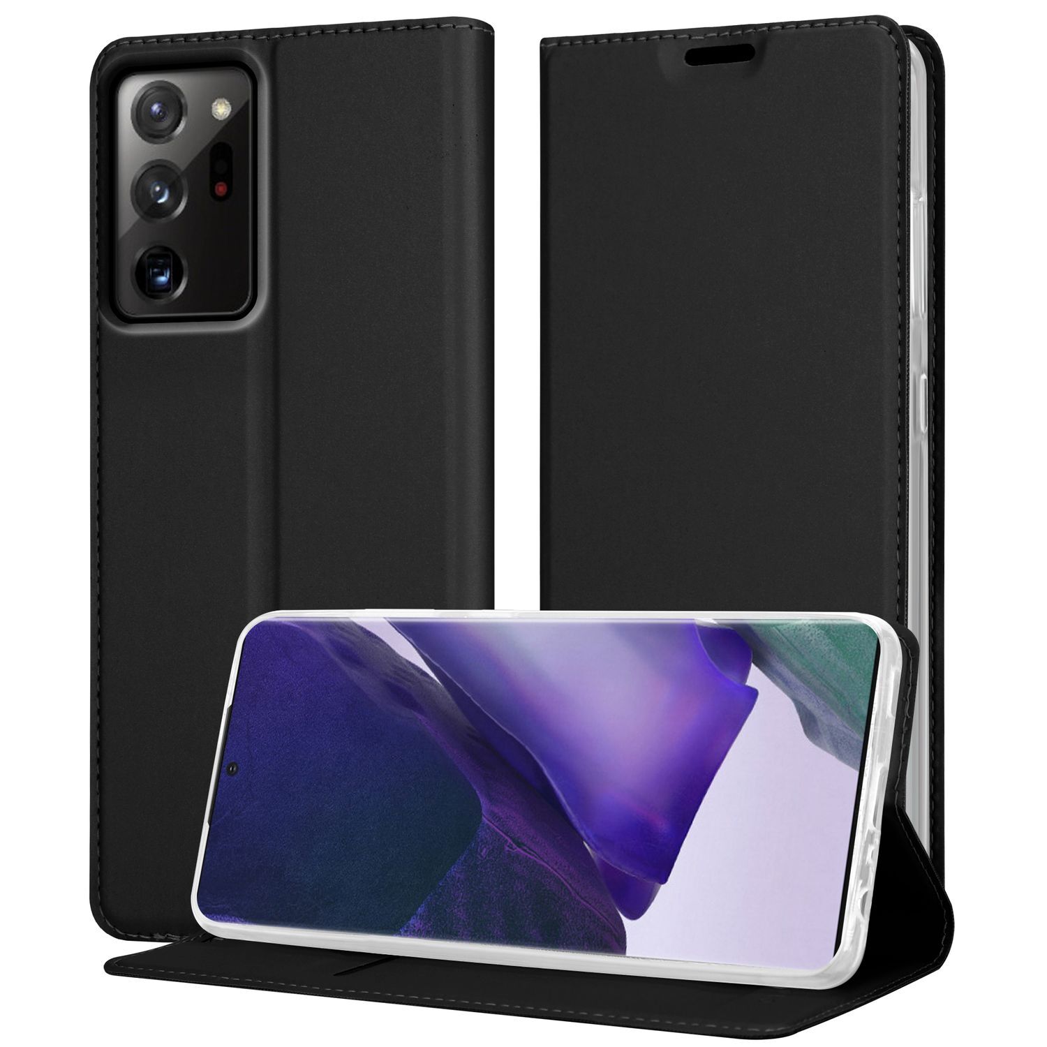 Samsung Galaxy NOTE 20 ULTRA Cover Etui Case (Sort) | Elgiganten | Elgiganten