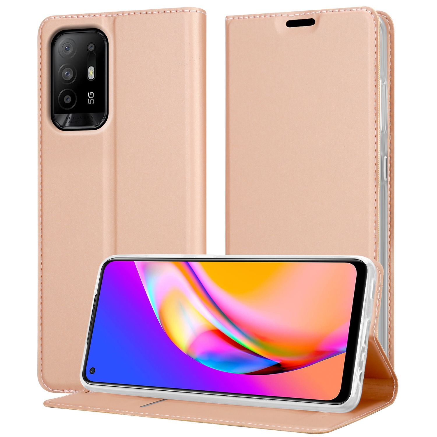 Oppo A94 5G Cover Etui Case (Lyserød) | Elgiganten | Elgiganten