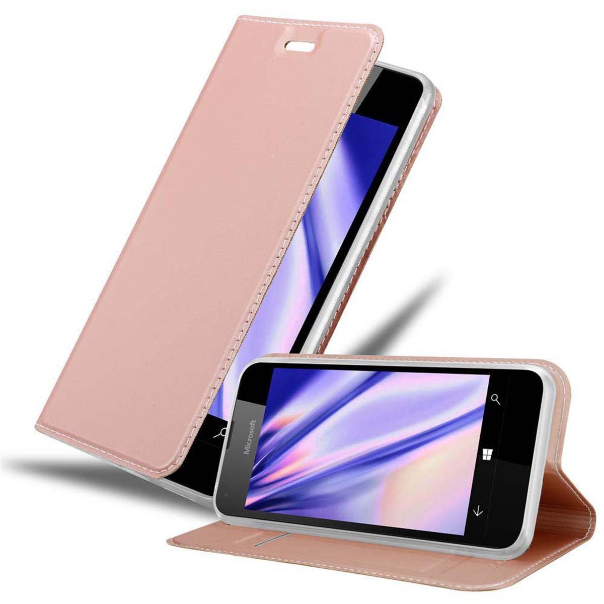 Nokia Lumia 550 lommebokdeksel etui (rosa) - Elkjøp | Elkjøp