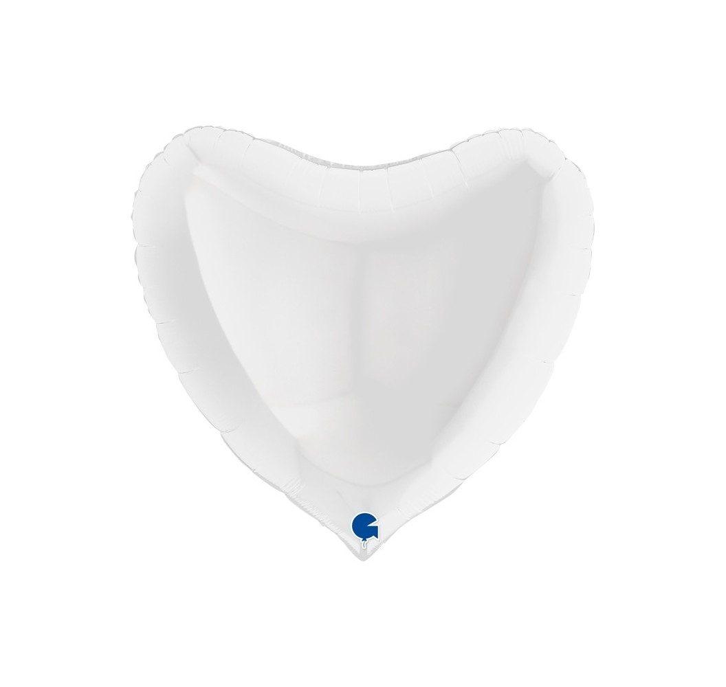 Hjerte hvid ballon | Elgiganten | Elgiganten