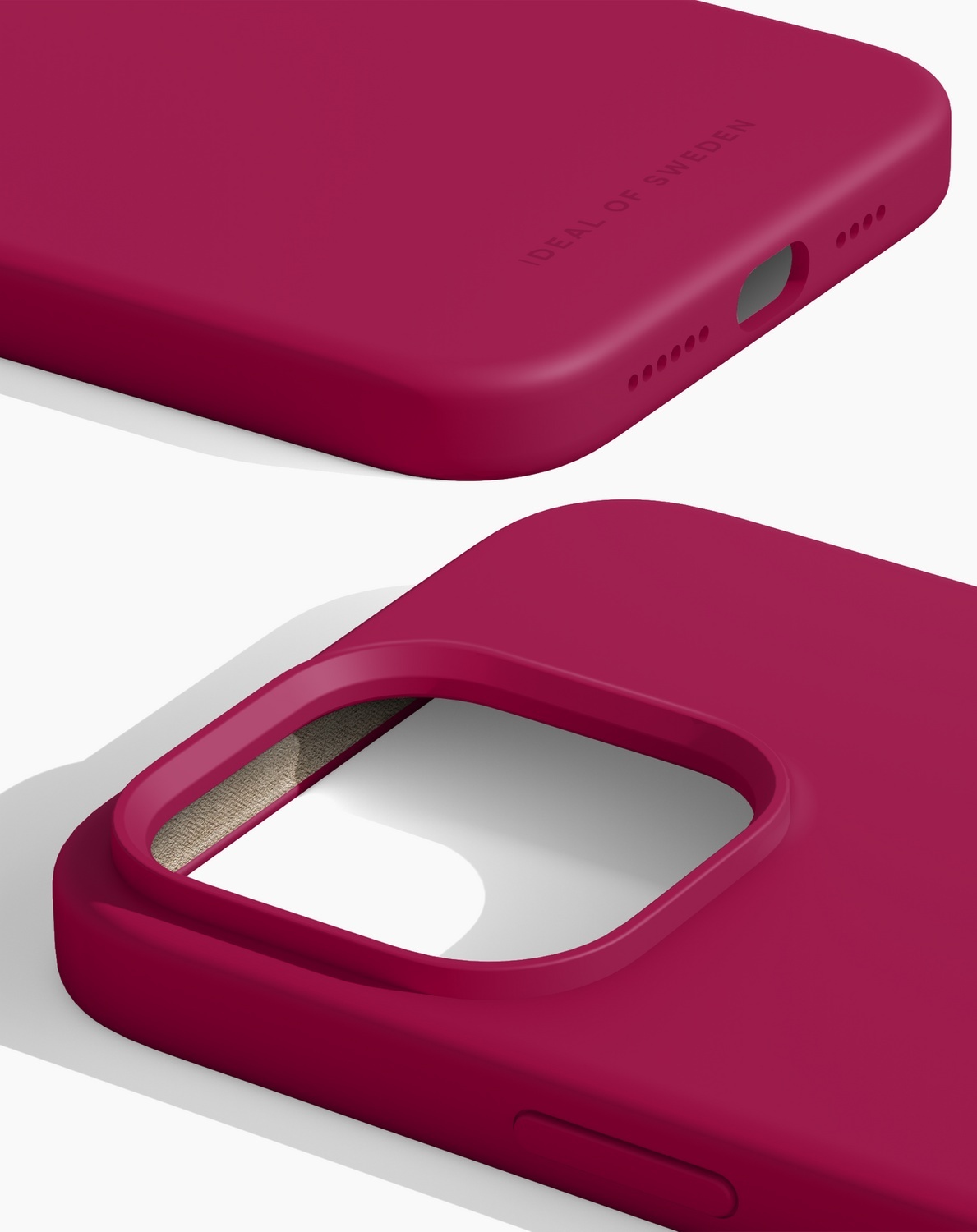 Silicone Case MagSafe iPhone 14PM Magenta - Elgiganten - Elgiganten