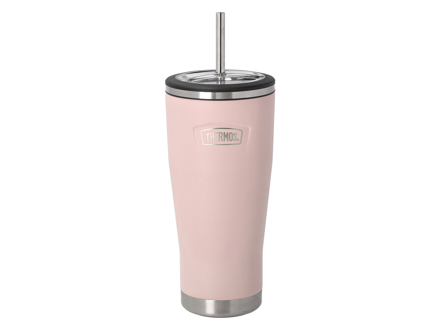 Thermos Thermo mug with straw 0.7 liter Pink - Elkjøp | Elkjøp
