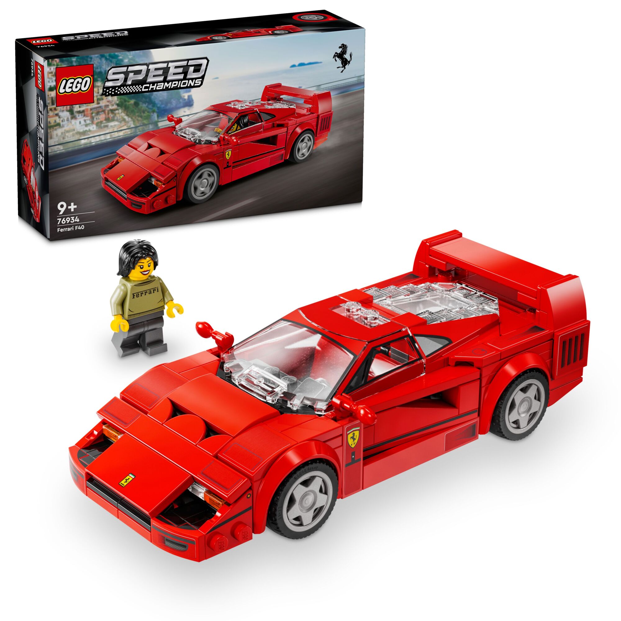 LEGO Speed Champions Ferrari F40-superbil 76934 | Elgiganten | Elgiganten