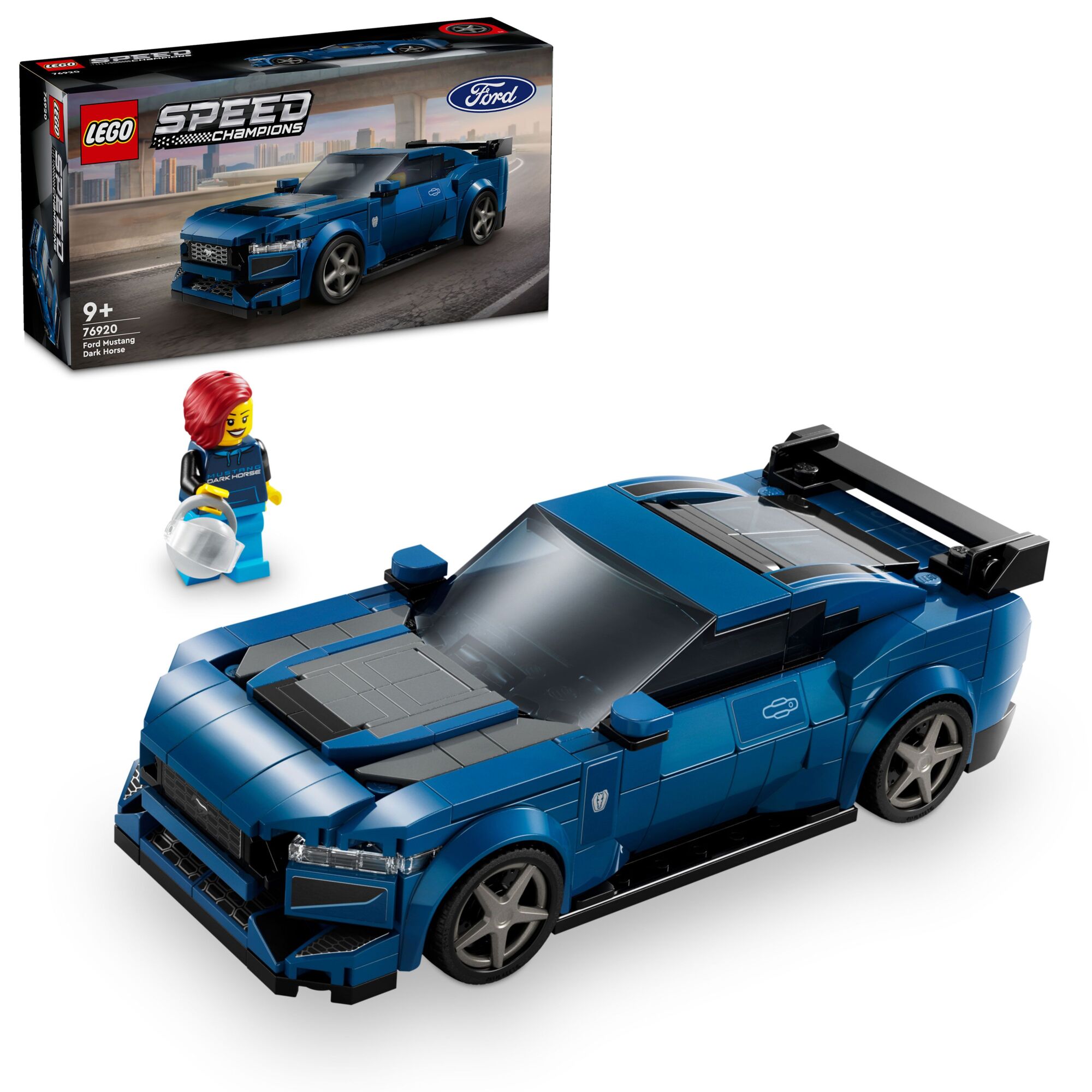 LEGO Speed Champions Ford Mustang Dark Horse-sportsvogn 76920 ...