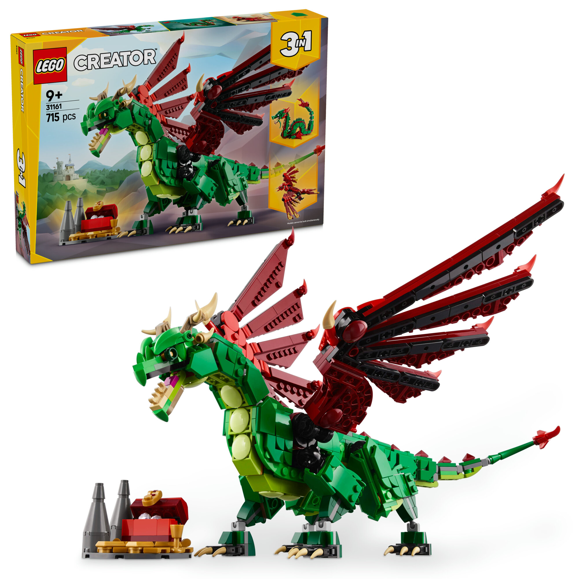 LEGO Creator Medeltida drake 31161 - Elgiganten - Elgiganten