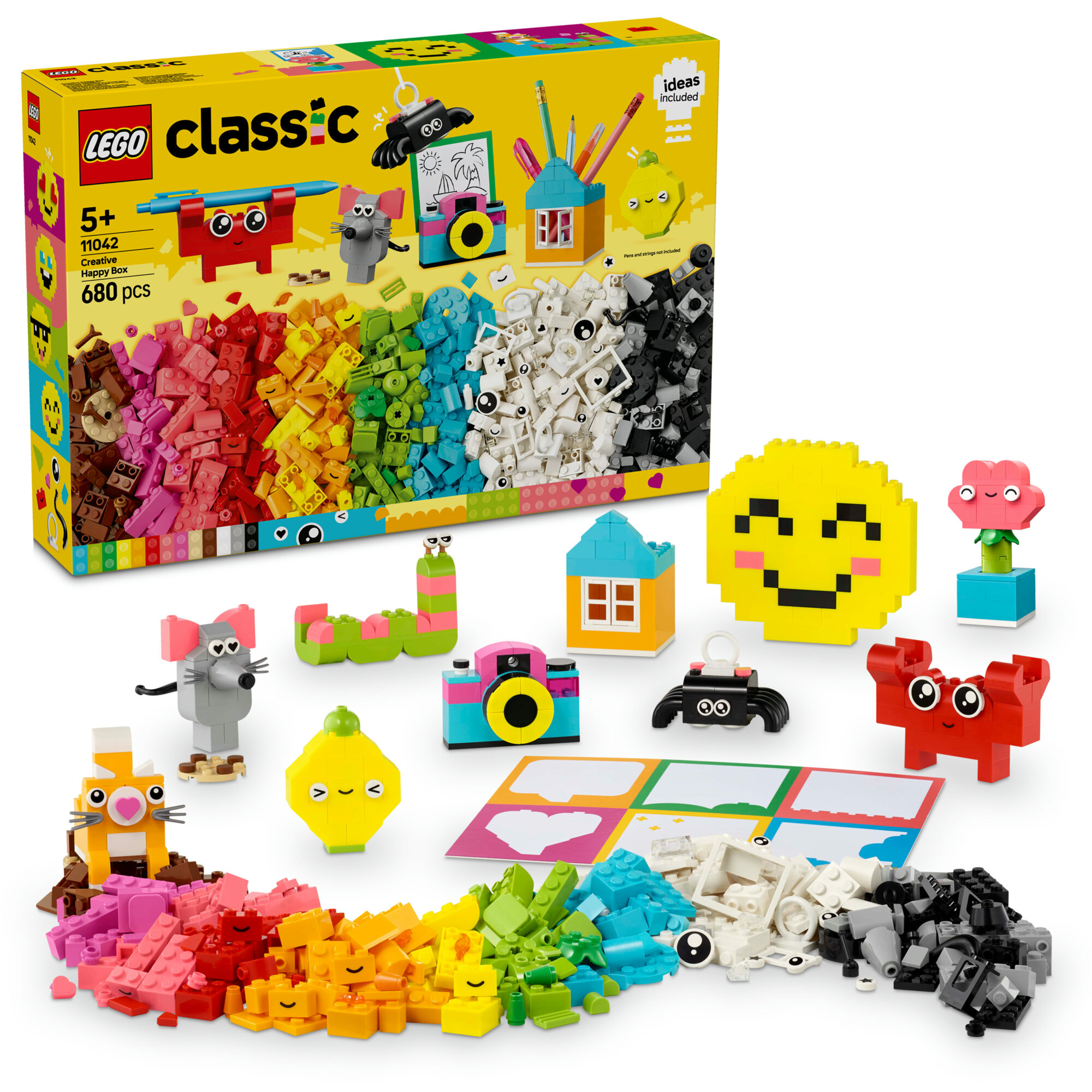 LEGO Classic Kreativ glad æske 11042 | Elgiganten | Elgiganten