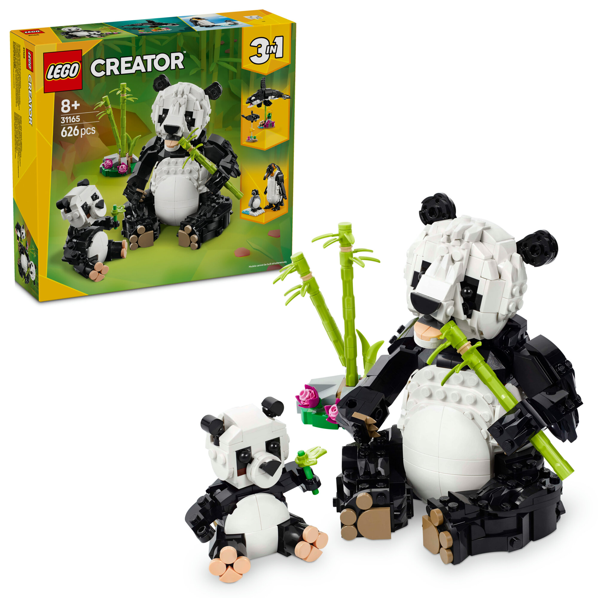 LEGO Creator Vilde dyr: Pandafamilie 31165 | Elgiganten | Elgiganten