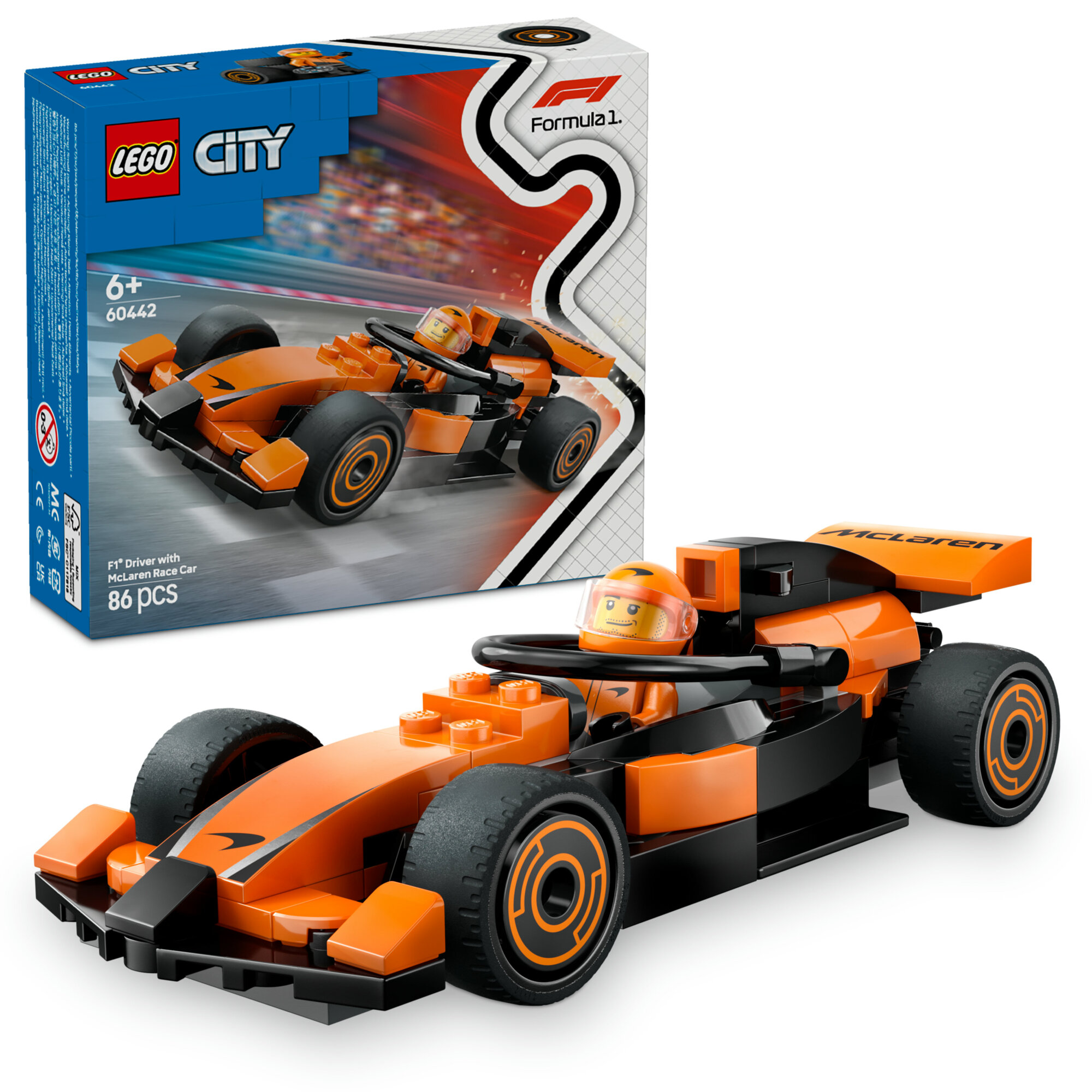 LEGO City F1-fører med McLaren-racerbil 60442 - Elkjøp | Elkjøp