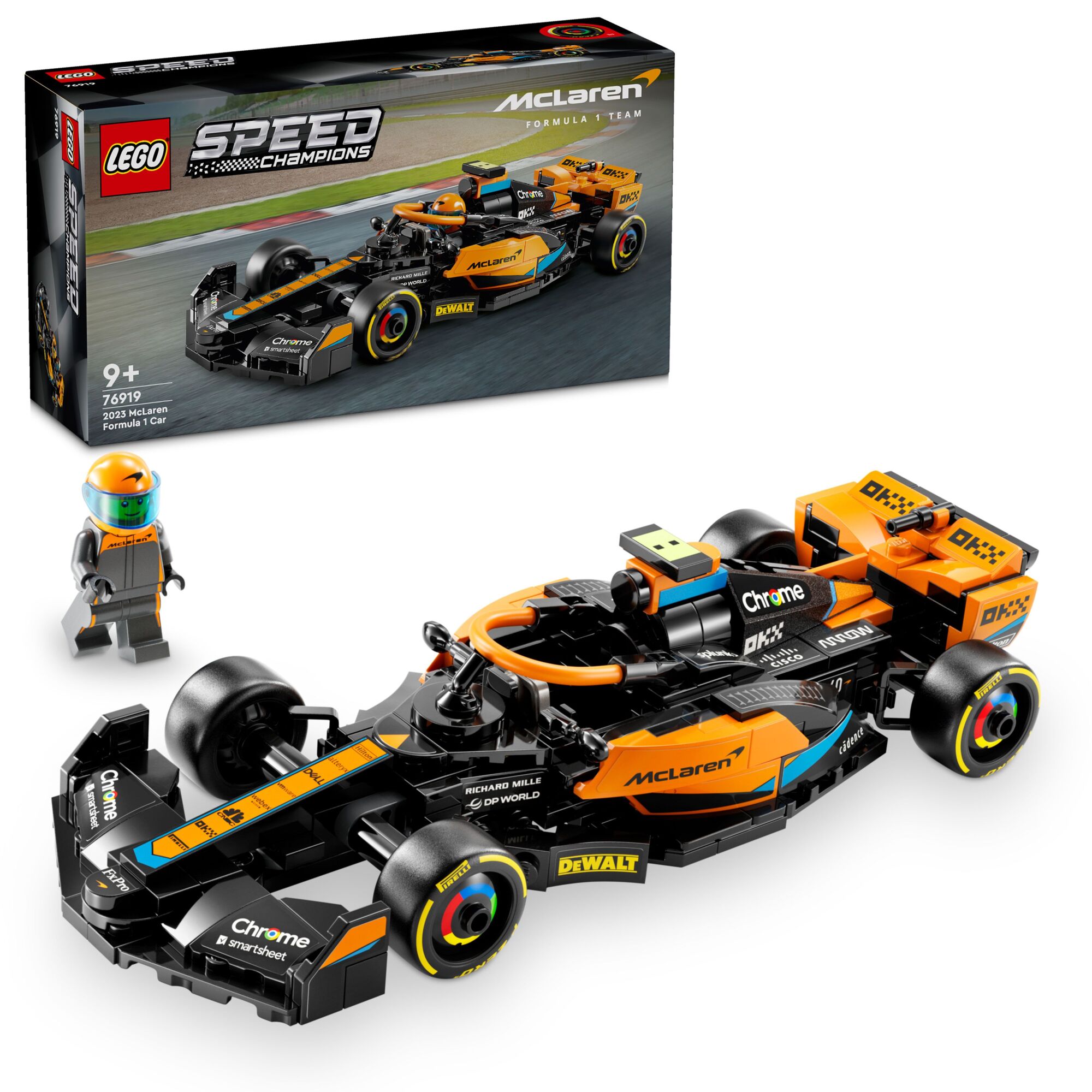 LEGO Speed Champions 2023 McLaren Formel 1-bil 76919 - Elgiganten ...