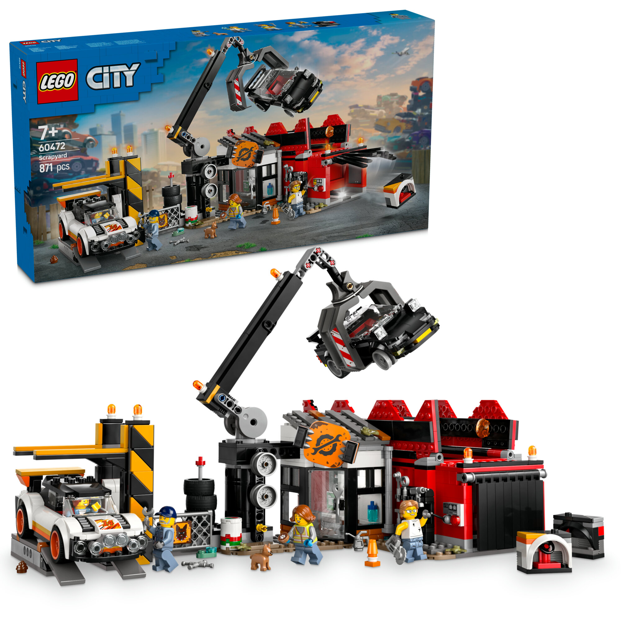LEGO City Bilopphuggeri med biler 60472 - Elkjøp | Elkjøp