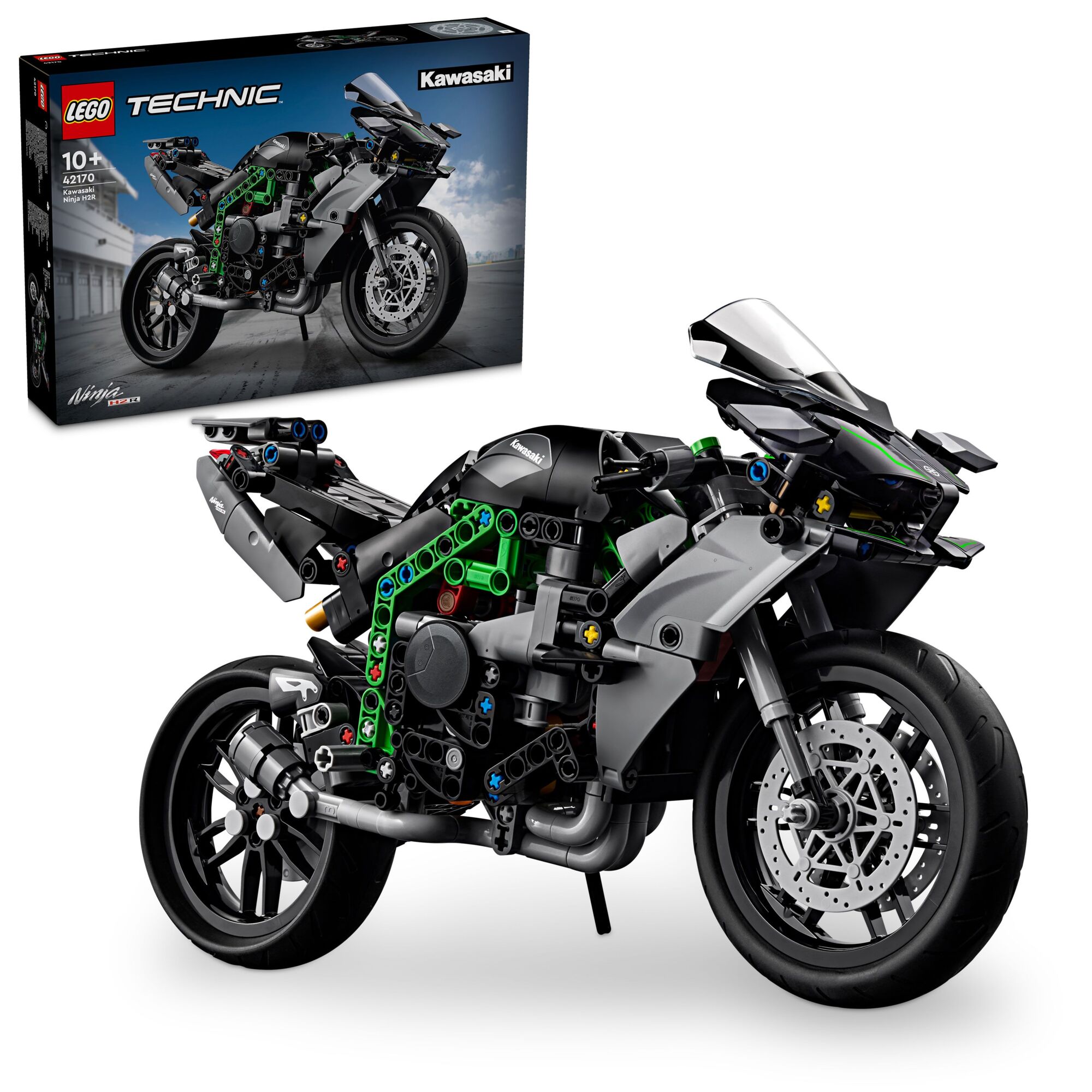 LEGO Technic Kawasaki Ninja H2R-motorsykkel 42170 - Elkjøp | Elkjøp