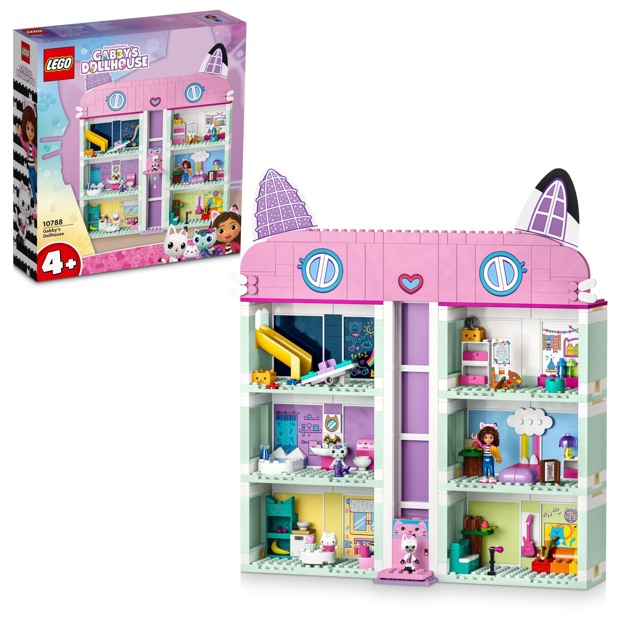 LEGO Gabby's Dollhouse Gabbyn nukketalo 10788 - Gigantti verkkokauppa