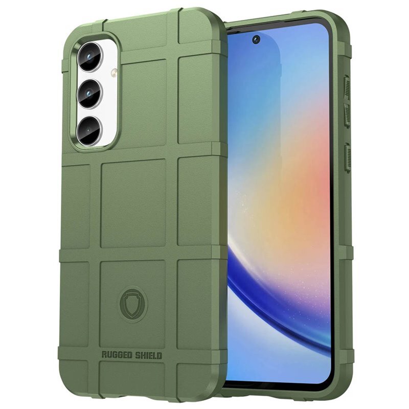 Rugged Shield cover Samsung Galaxy A26 5G - Grøn | Elgiganten | Elgiganten