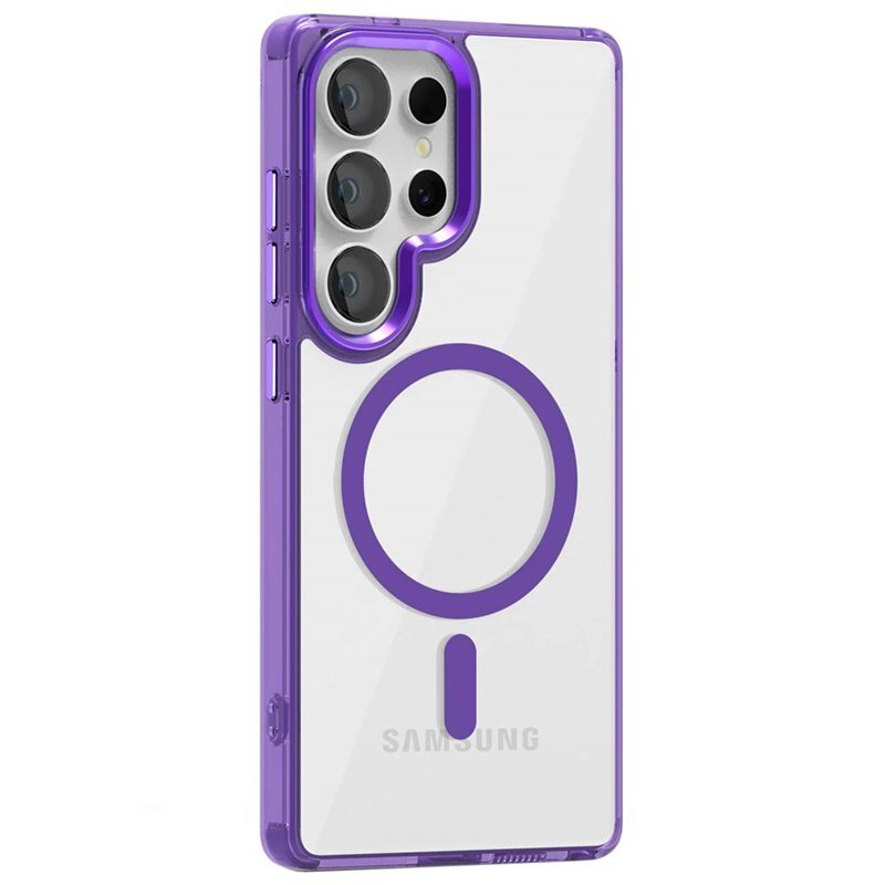 Acrylic MagSafe kuori Samsung Galaxy S25 Ultra - Purple Pulse ...