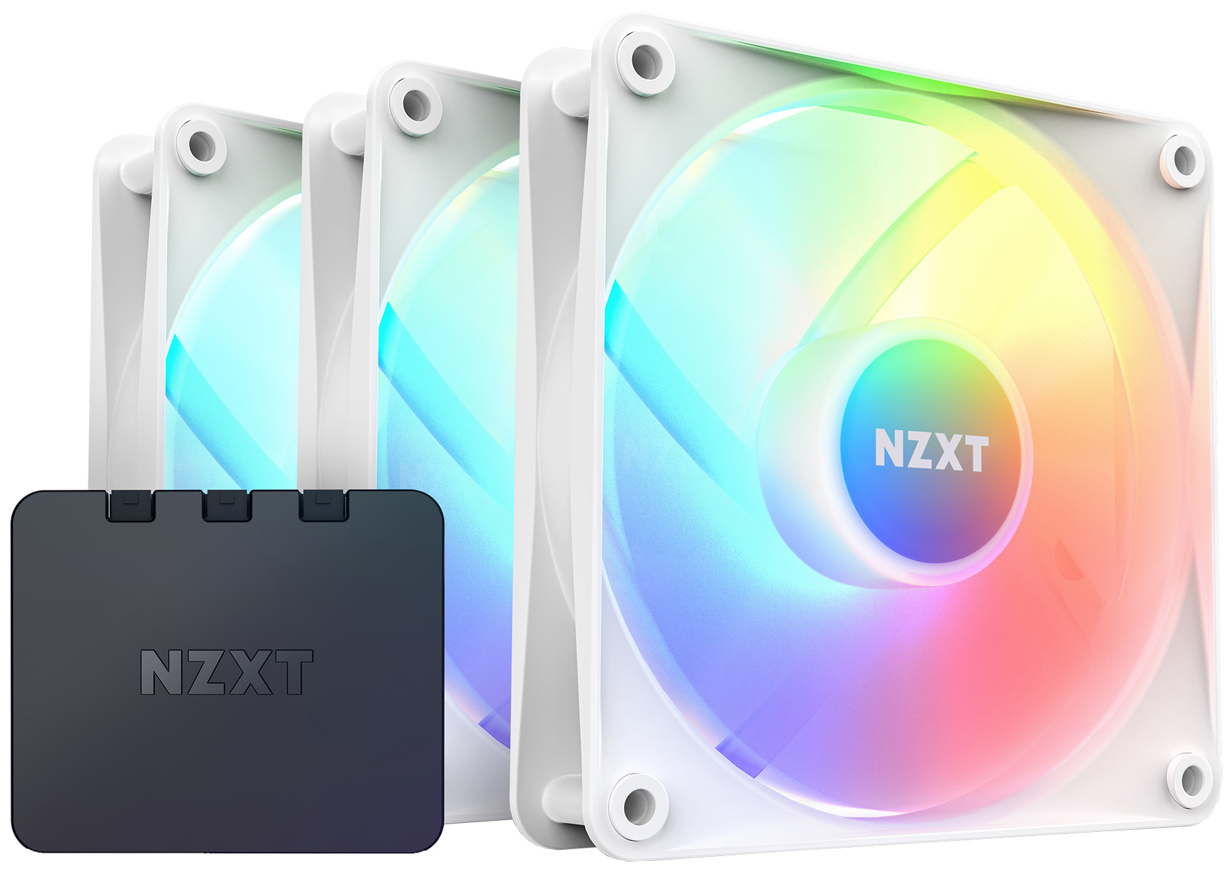 NZXT F120 RGB Core 120 mm tuuletin (3 kpl, valkoinen) - Gigantti ...