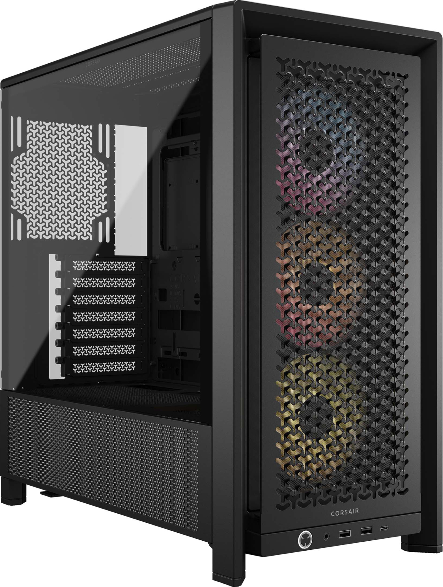 Corsair FRAME 4000D RS ARGB Mid-Tower PC-kabinet (sort) | Elgiganten ...