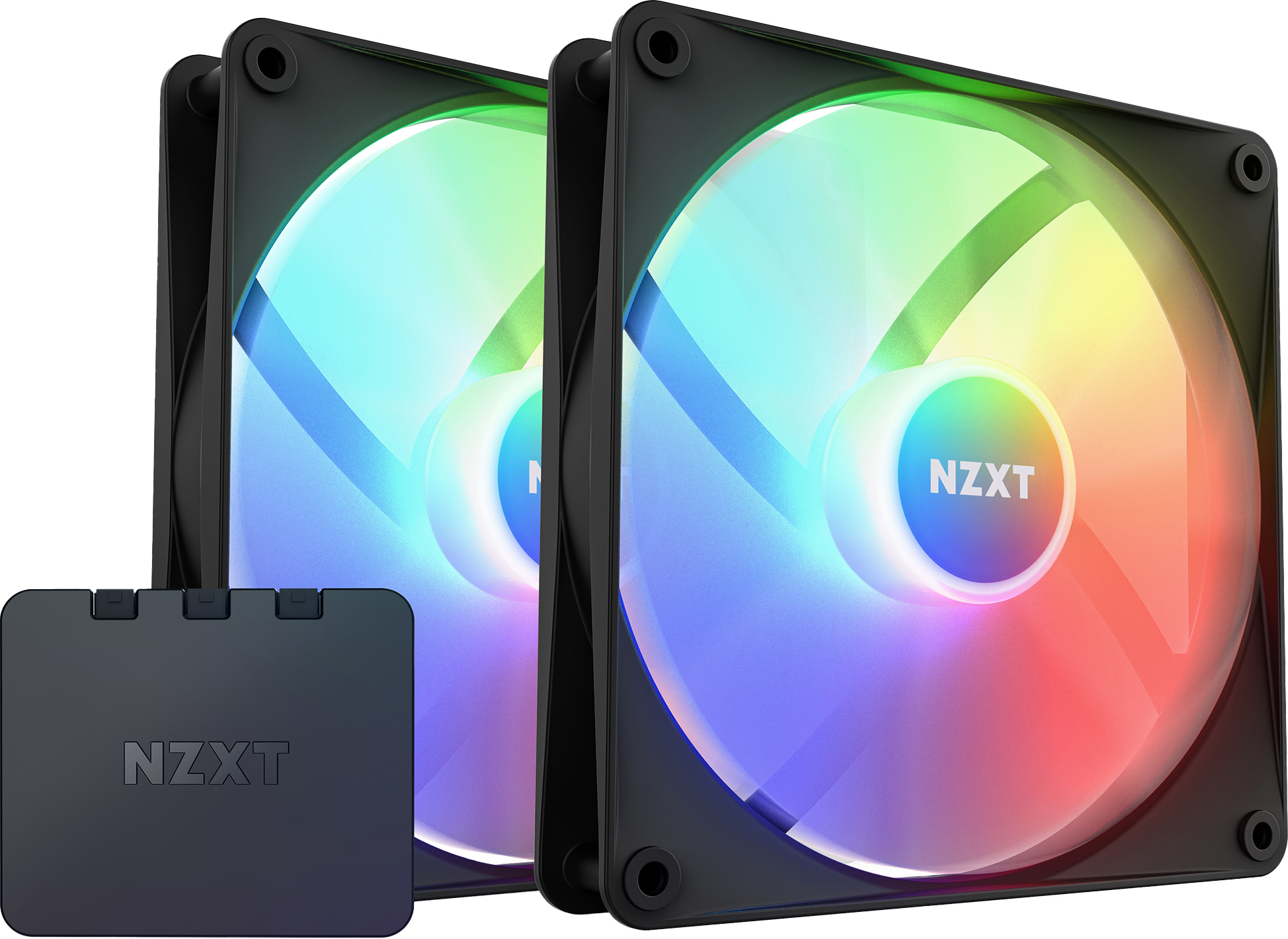 NZXT F140 RGB Core 140mm vifter (2-pakning, sort) - Elkjøp | Elkjøp