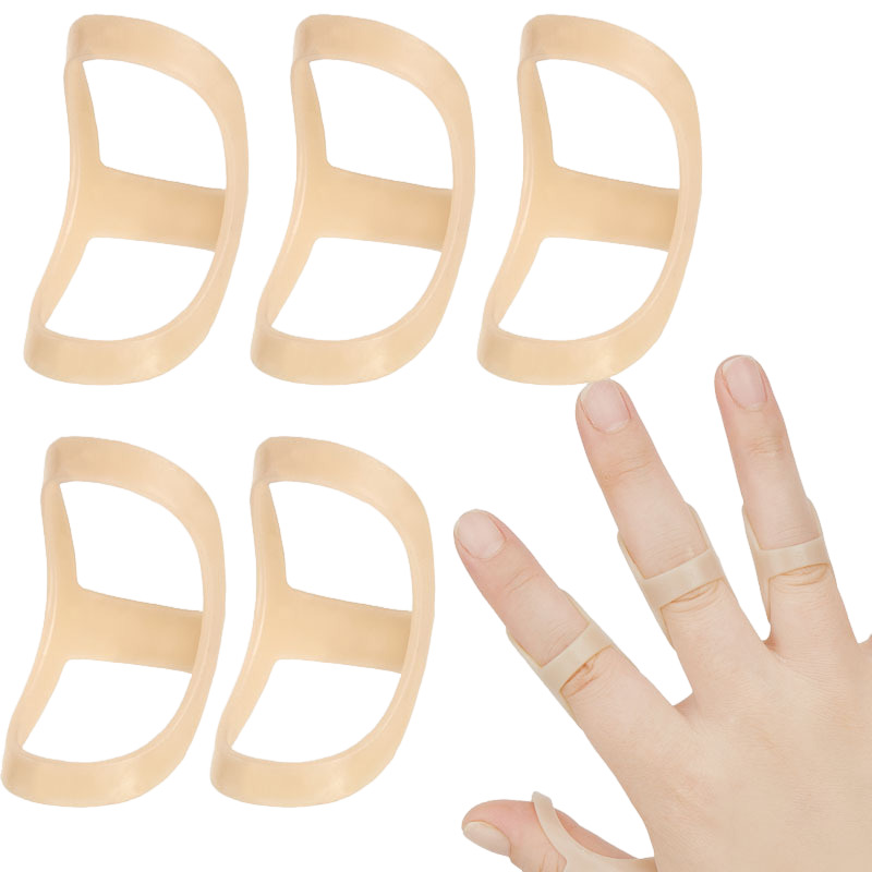 Fingerskena för springfinger 5-pack med olika storlekar Beige Size 10 ...