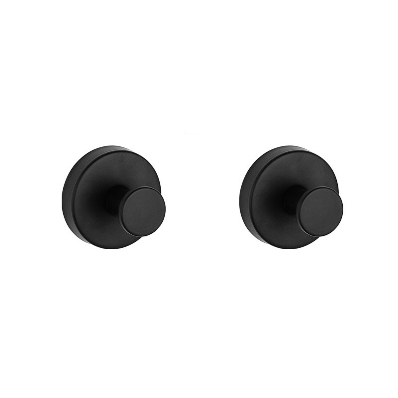 Kroge med sugekop, 2 stk Sort | Elgiganten | Elgiganten