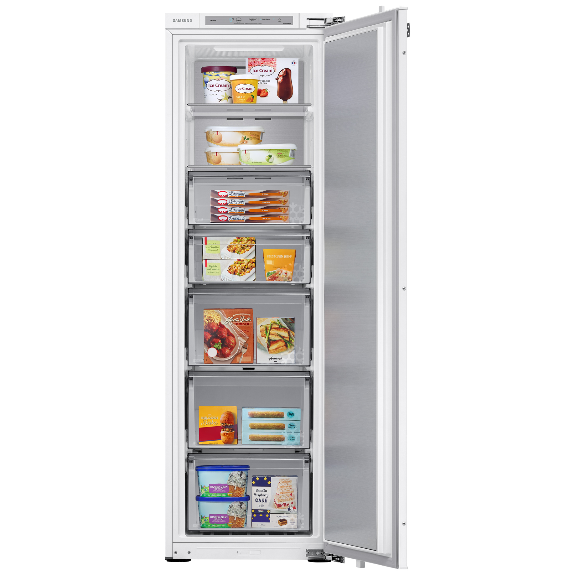 Samsung fryser BRZ22720DWW integreret | Elgiganten | Elgiganten