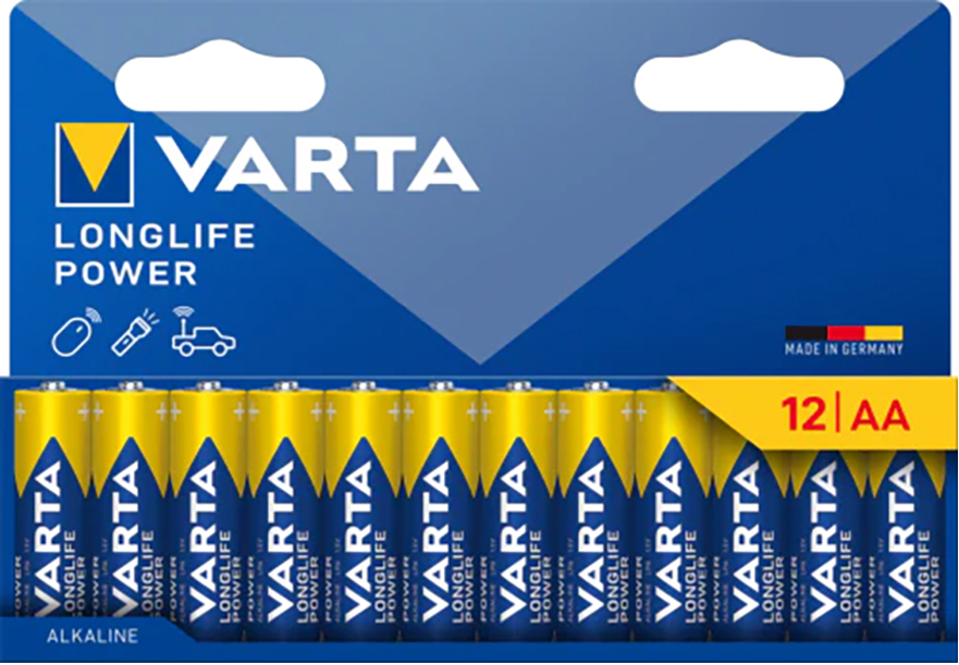 Varta Longlife Power AA paristot 7042370 12 kpl (sininen) - Gigantti verkkokauppa