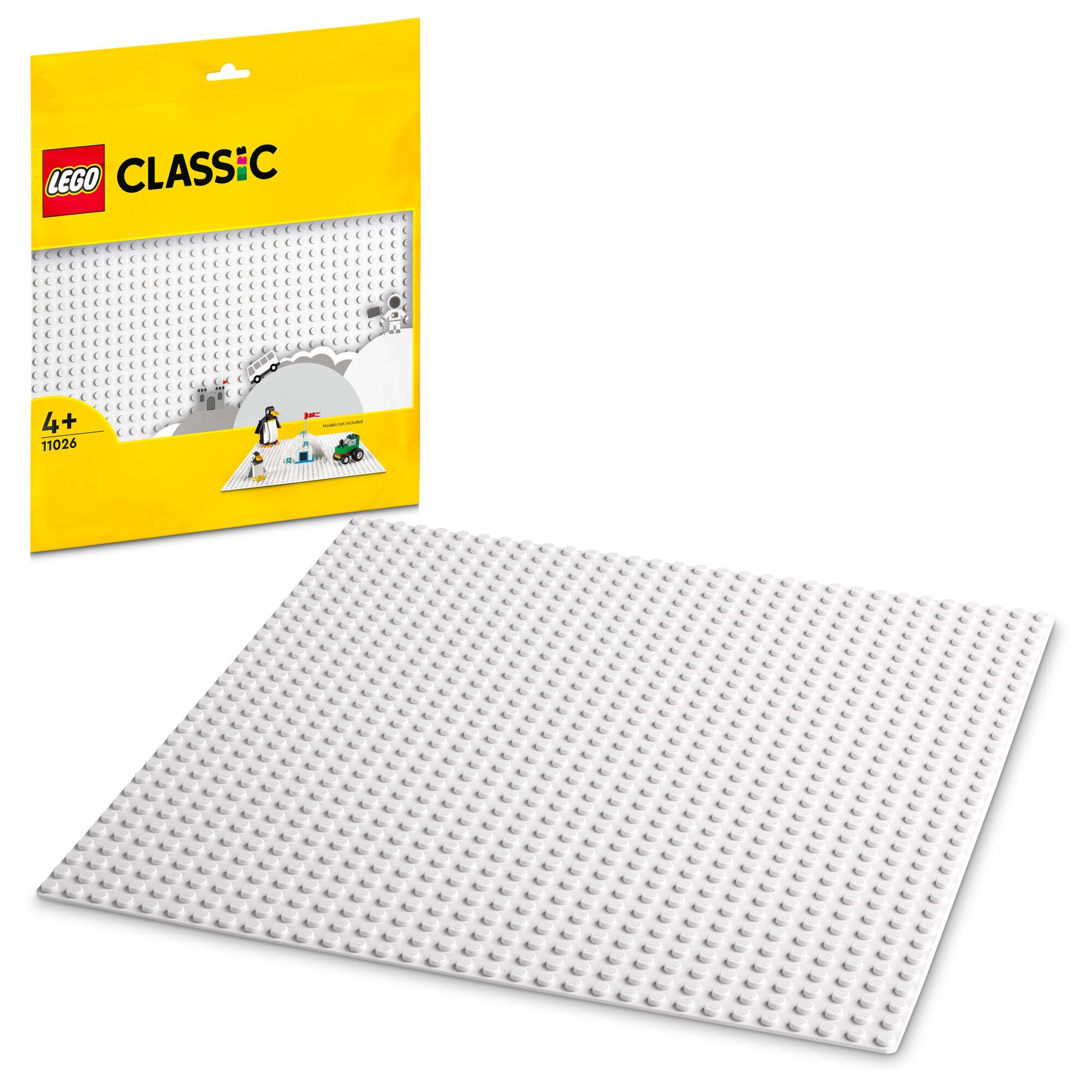 LEGO Classic Hvid byggeplade 11026 | Elgiganten | Elgiganten