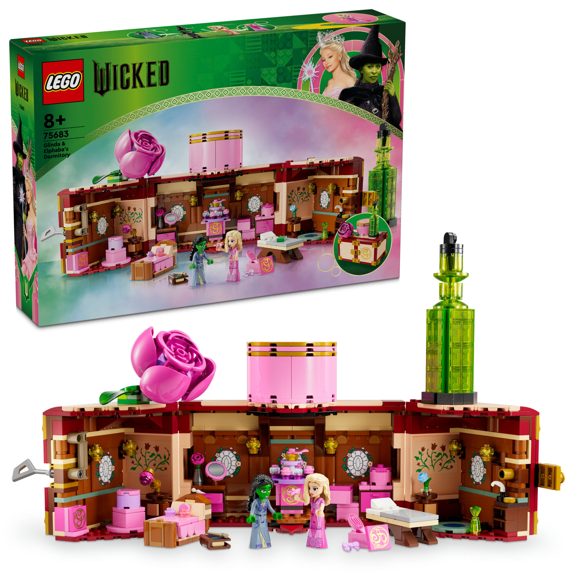 LEGO Wicked Glinda och Elphabas studentrum 75683 - Elgiganten - Elgiganten