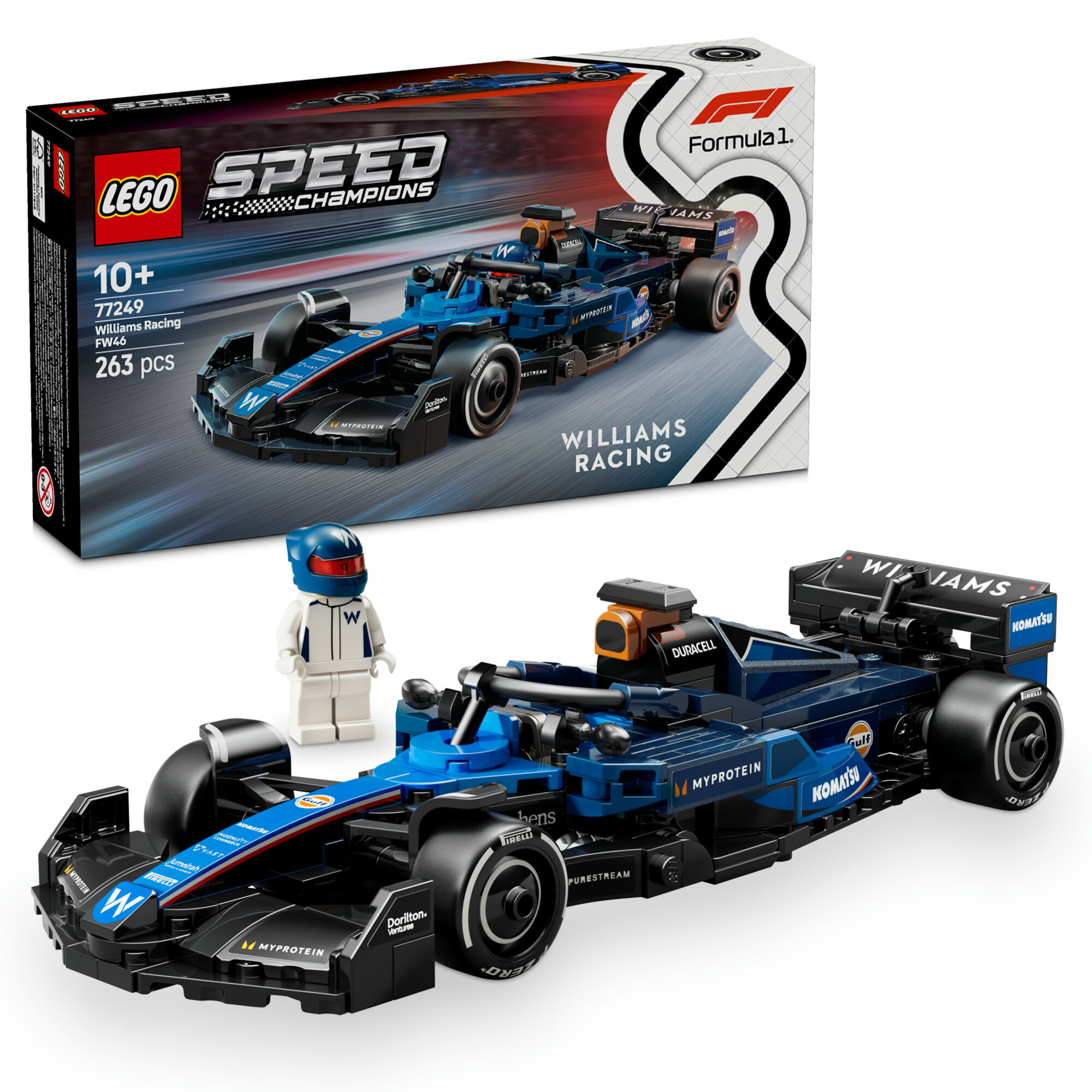 LEGO Speed Champions Williams Racing FW46 F1 racerbil 77249 ...