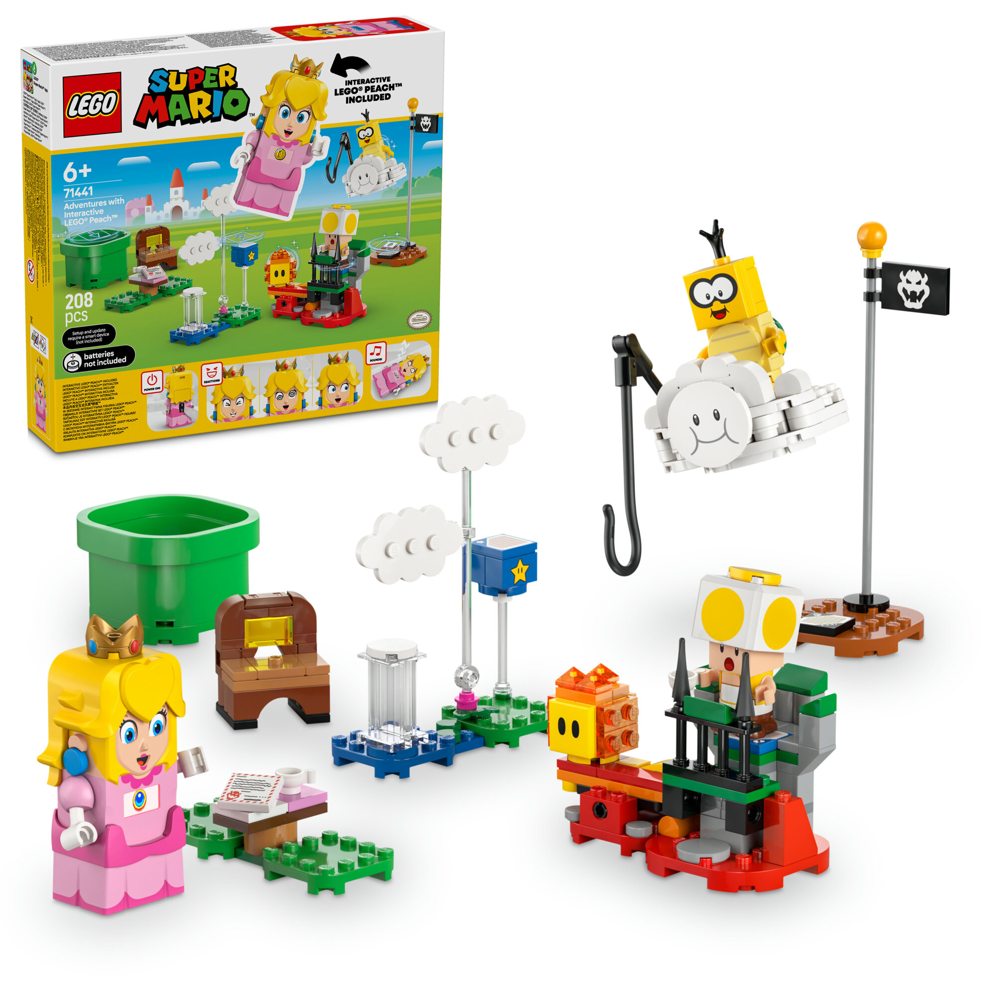 LEGO Super Mario Äventyr med interaktiva LEGO Peach 71441 - Elgiganten ...