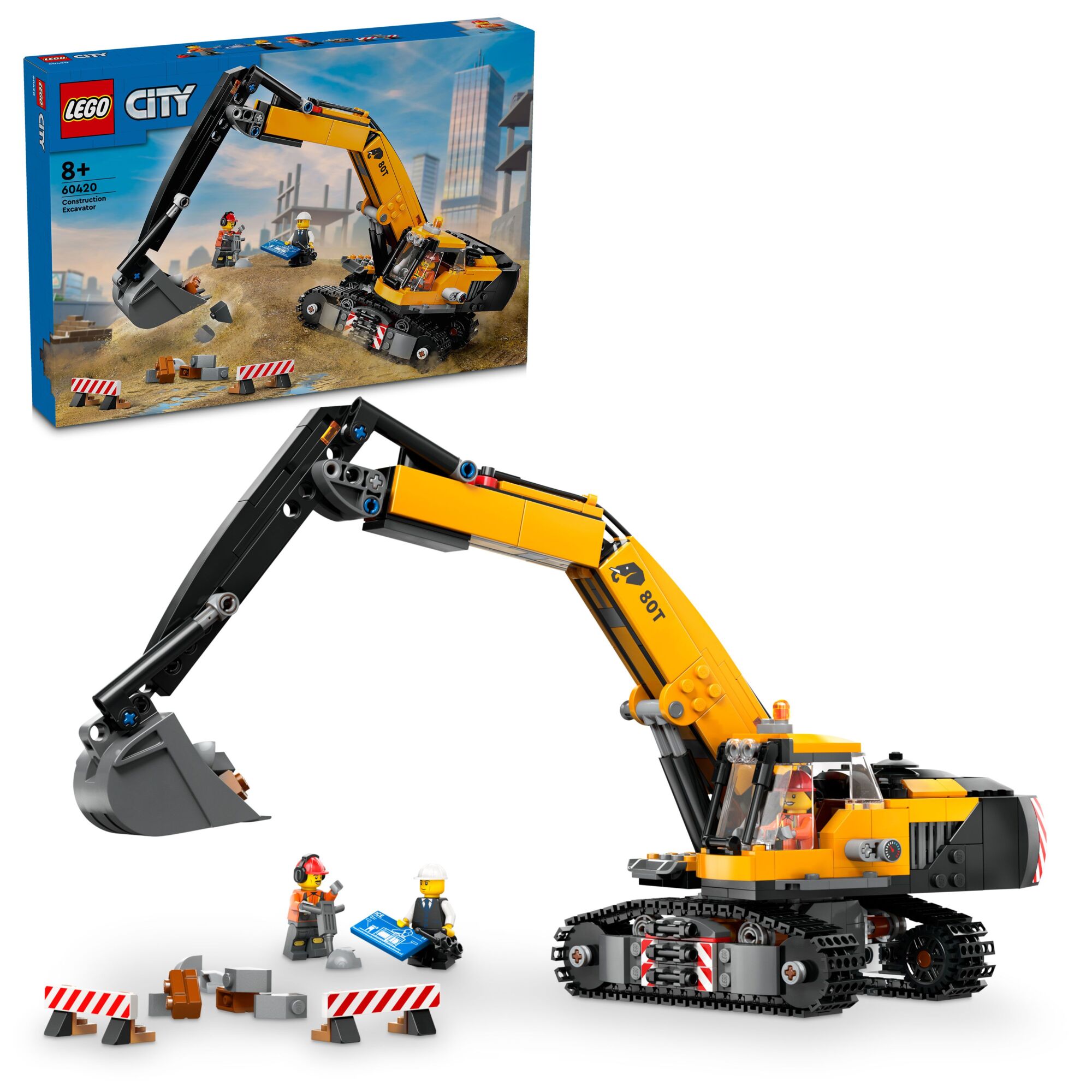 LEGO City Gul gravemaskine 60420 | Elgiganten | Elgiganten