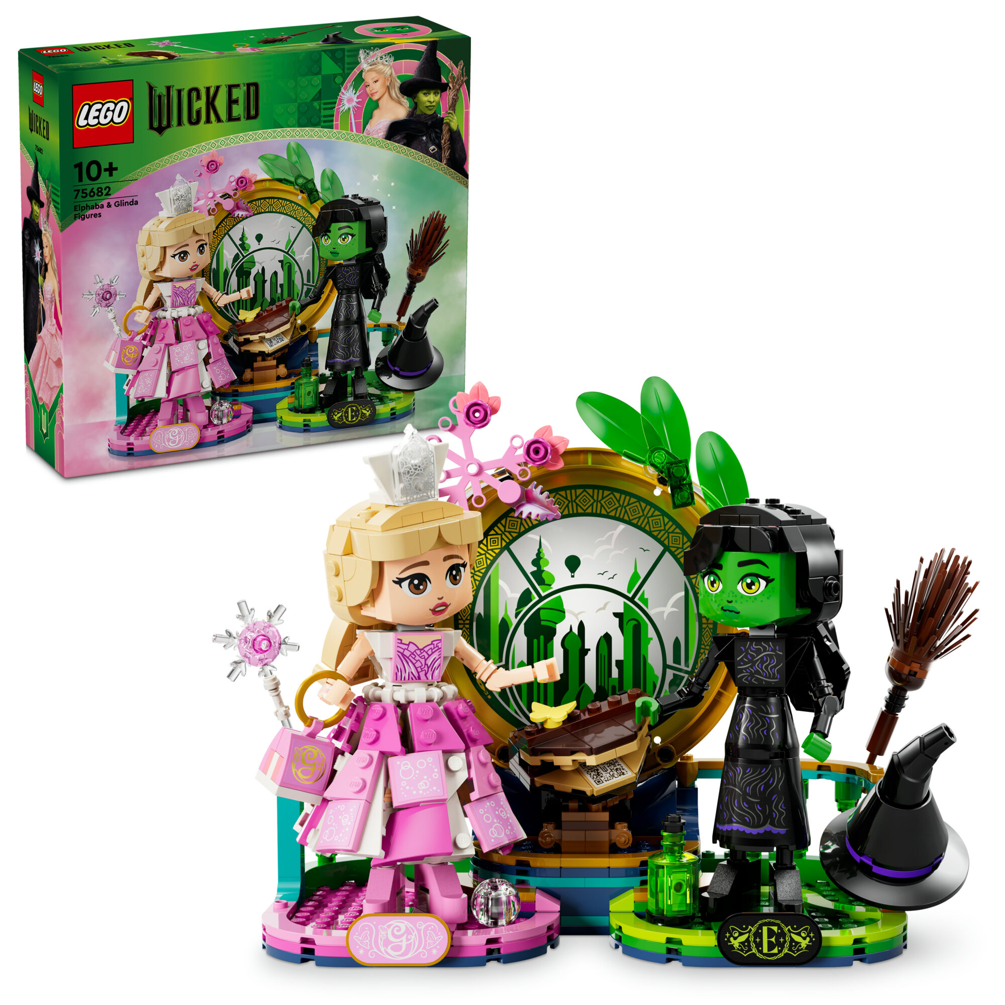 LEGO Wicked Figurer av Elphaba og Glinda 75682 - Elkjøp | Elkjøp