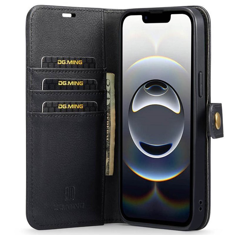 Wallet DG-Ming 2i1 iPhone 16e - Sort | Elgiganten | Elgiganten