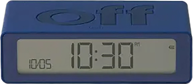 Lexon Flip Mini vekkerklokke LR158DB9 (mørkeblå) - Elkjøp | Elkjøp