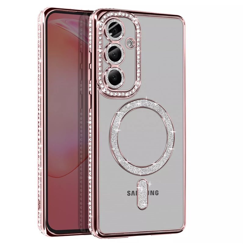 Diamond bling MagSafe deksel Samsung Galaxy A15 5G - Pink - Elkjøp | Elkjøp