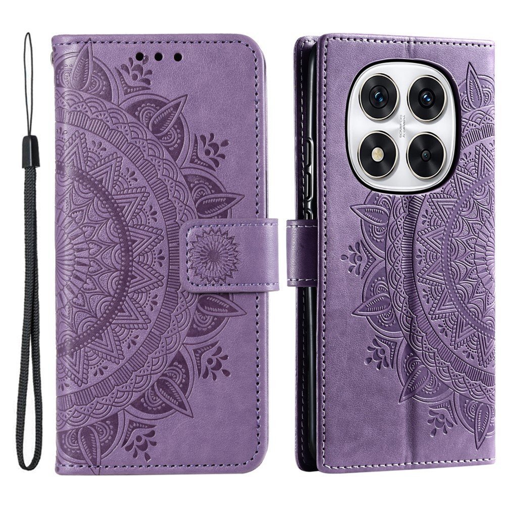 SKALO Xiaomi Redmi Note 14 Pro+ 5G Mandala Flip Cover - Lilla ...