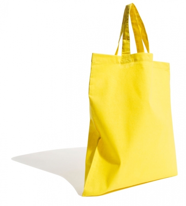 Nightingale Tote Bag 150g kort håndtag gul | Elgiganten | Elgiganten