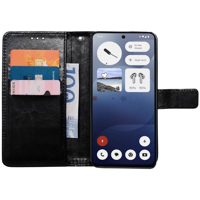 Wallet cover 3-kort Nothing Phone 3a - Sort | Elgiganten | Elgiganten