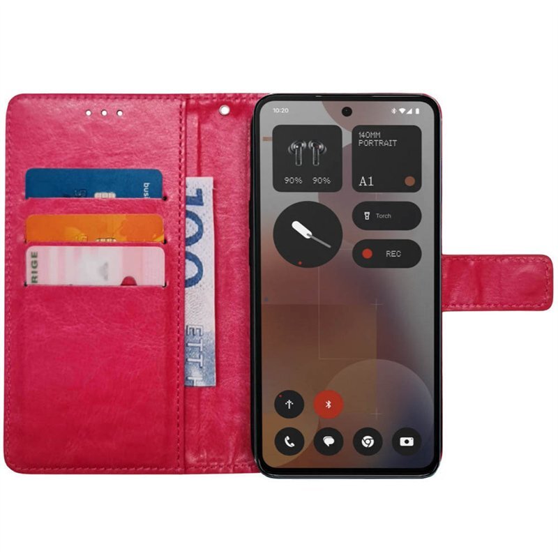 Wallet cover 3-kort Nothing Phone 3a Pro - Lyserød | Elgiganten ...